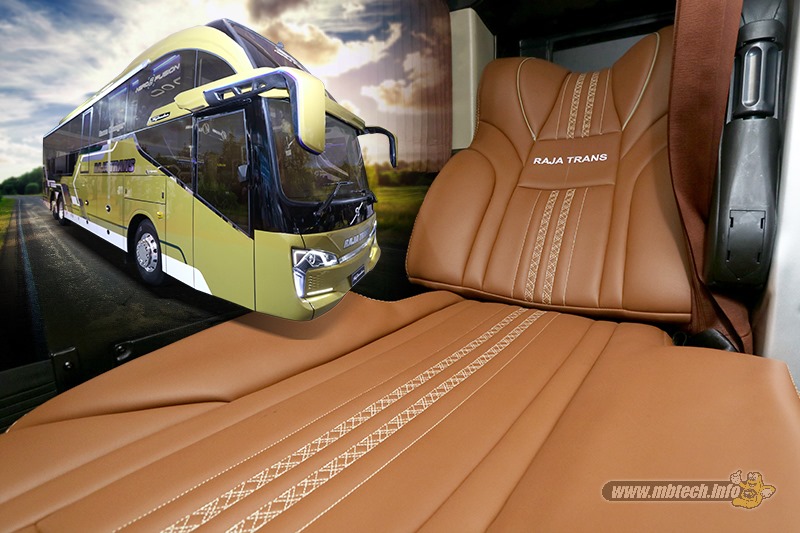 Mewahnya Interior Bus Raja Trans Palu - MBtech